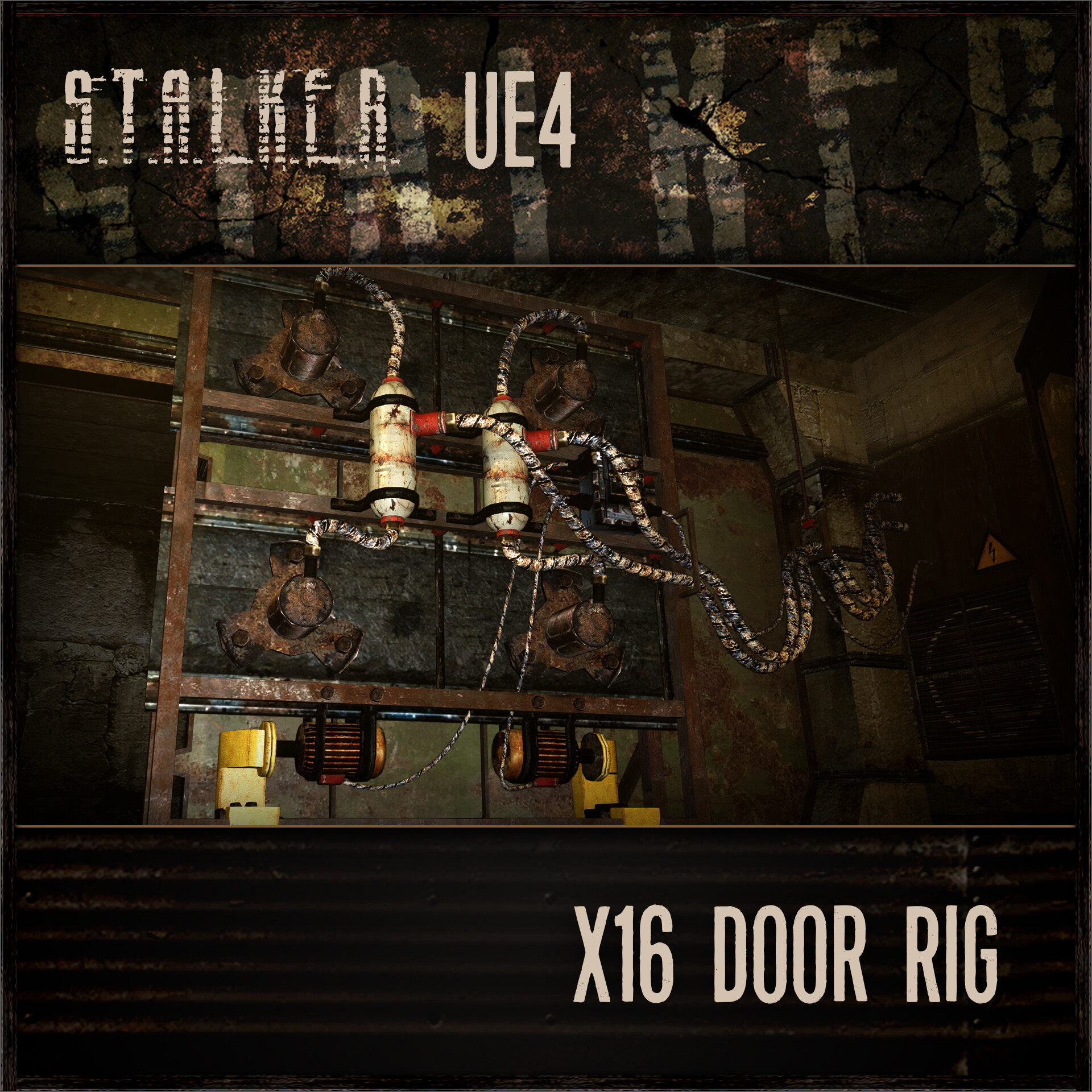 ArtStation - S.T.A.L.K.E.R. UE4 - X16 Door Rig