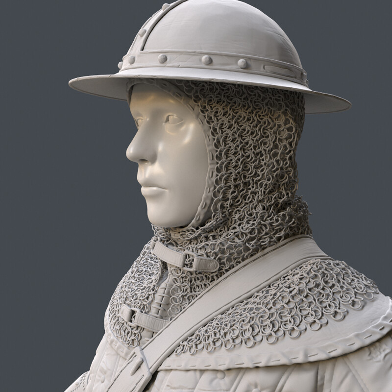 ArtStation - Medieval Guard - WIP