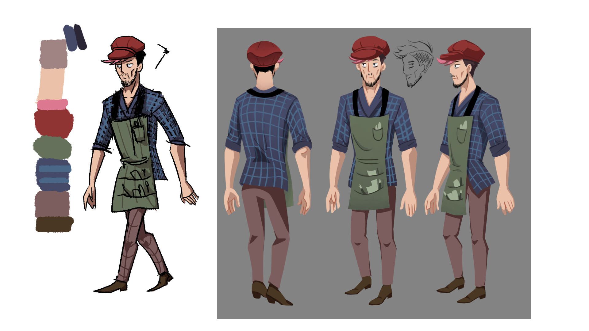 Ryne Grace - Protagonist Artist Character Design