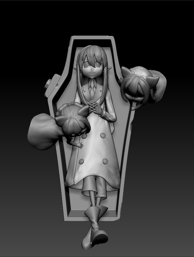 ArtStation - Shoulder a Coffin Kuro -practice-wip