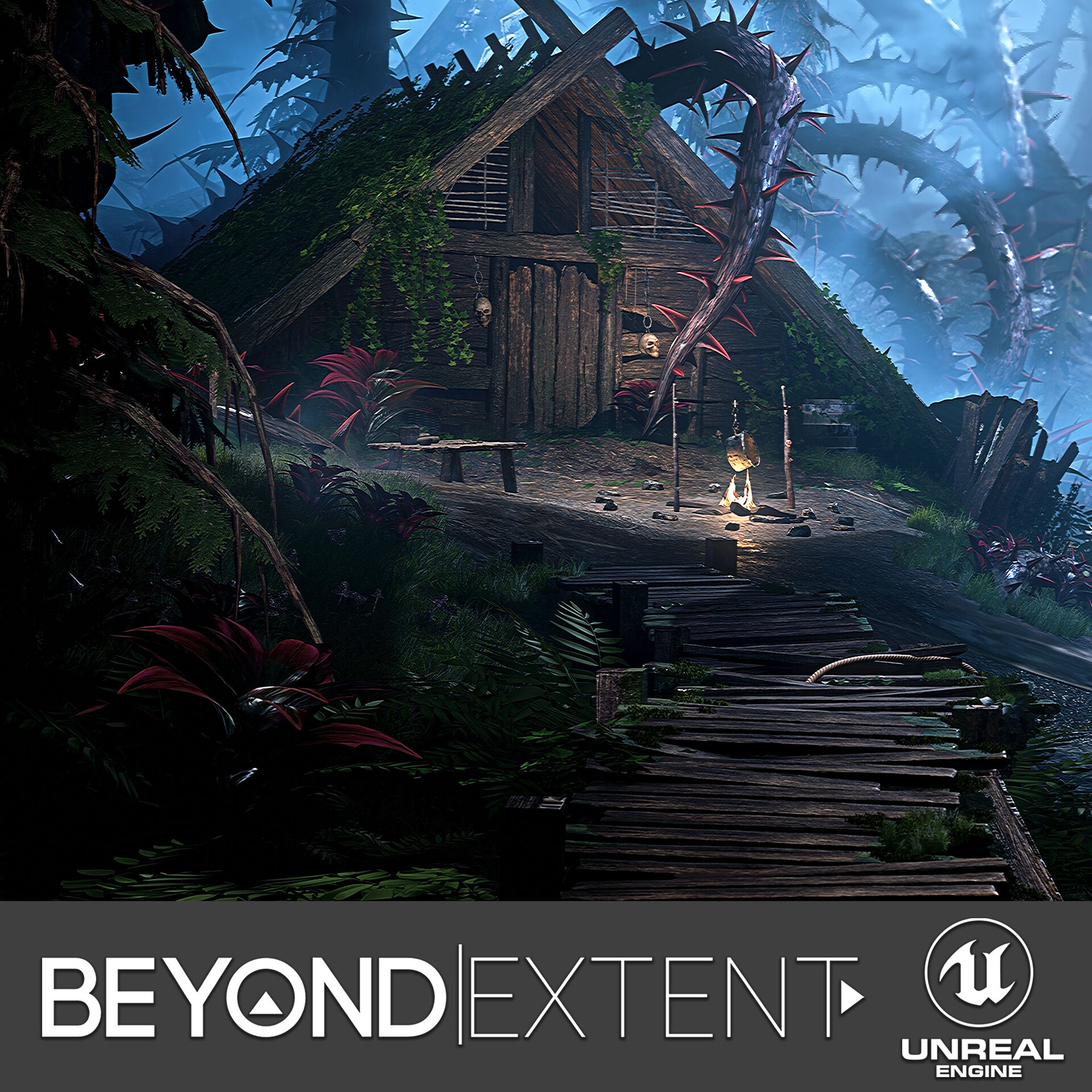 ArtStation - Nightmare Garden - Beyond Extent Team Challenge