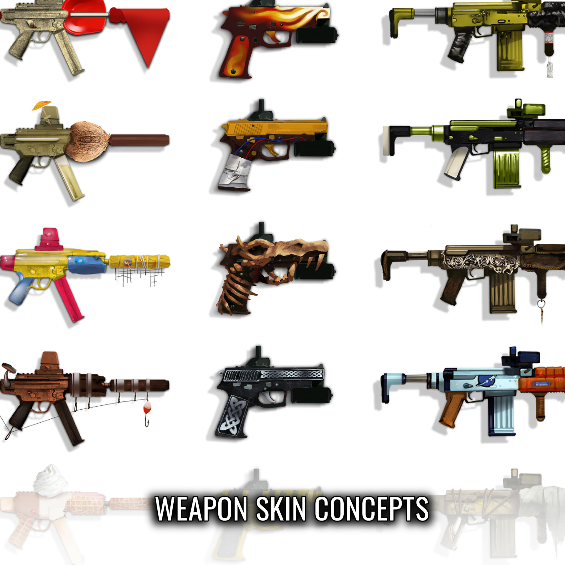 ArtStation - Weapon skin concepts