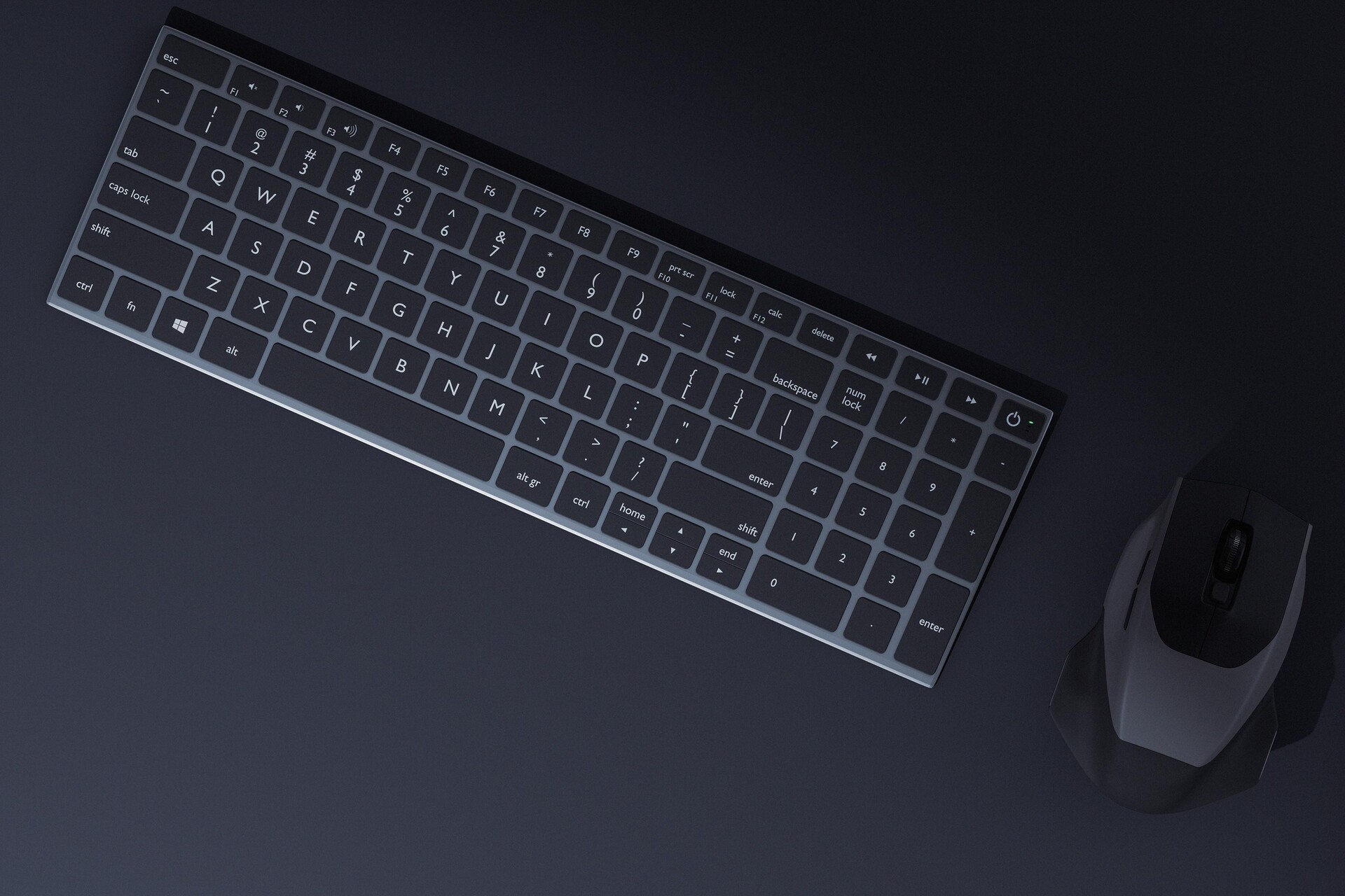 ArtStation - Wireless Office Desk Keyboard
