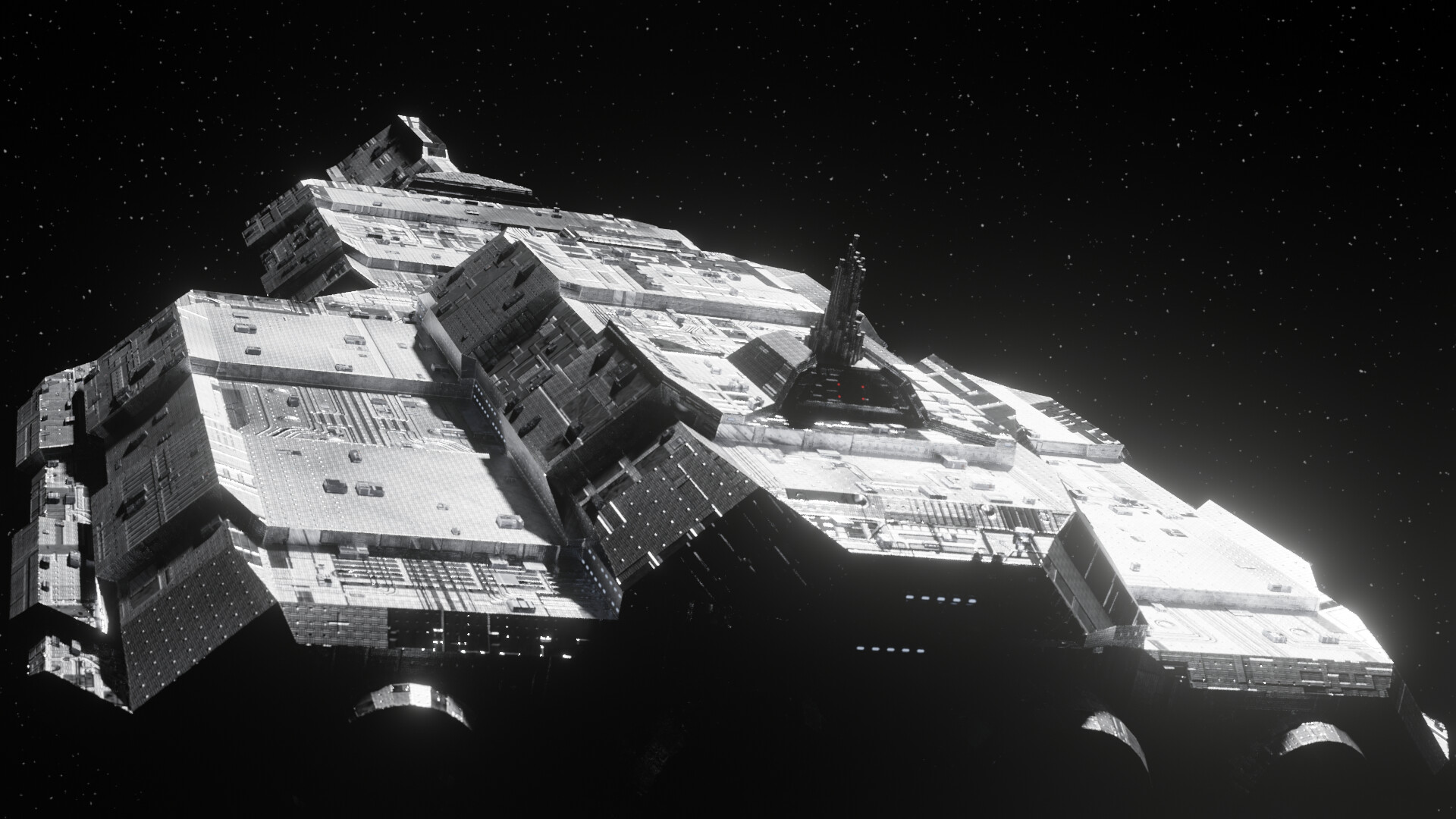 ArtStation - Project Starblind - Terran Alliance Destroyer (Version 8)