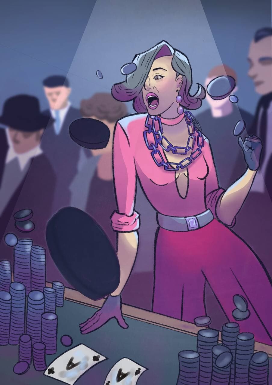 ArtStation - Gambler Illustration