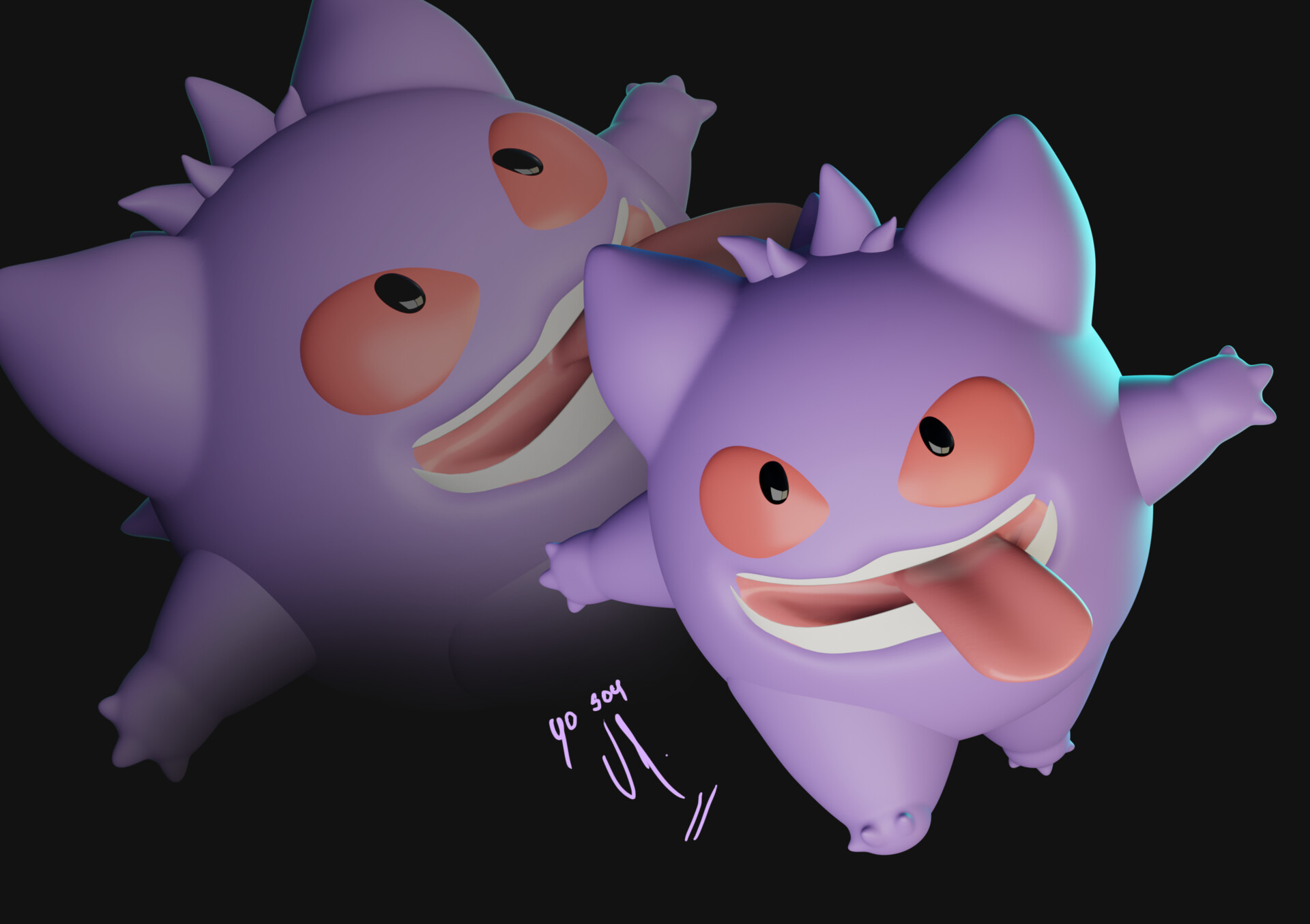 ArtStation - Gengar Personaje # 3