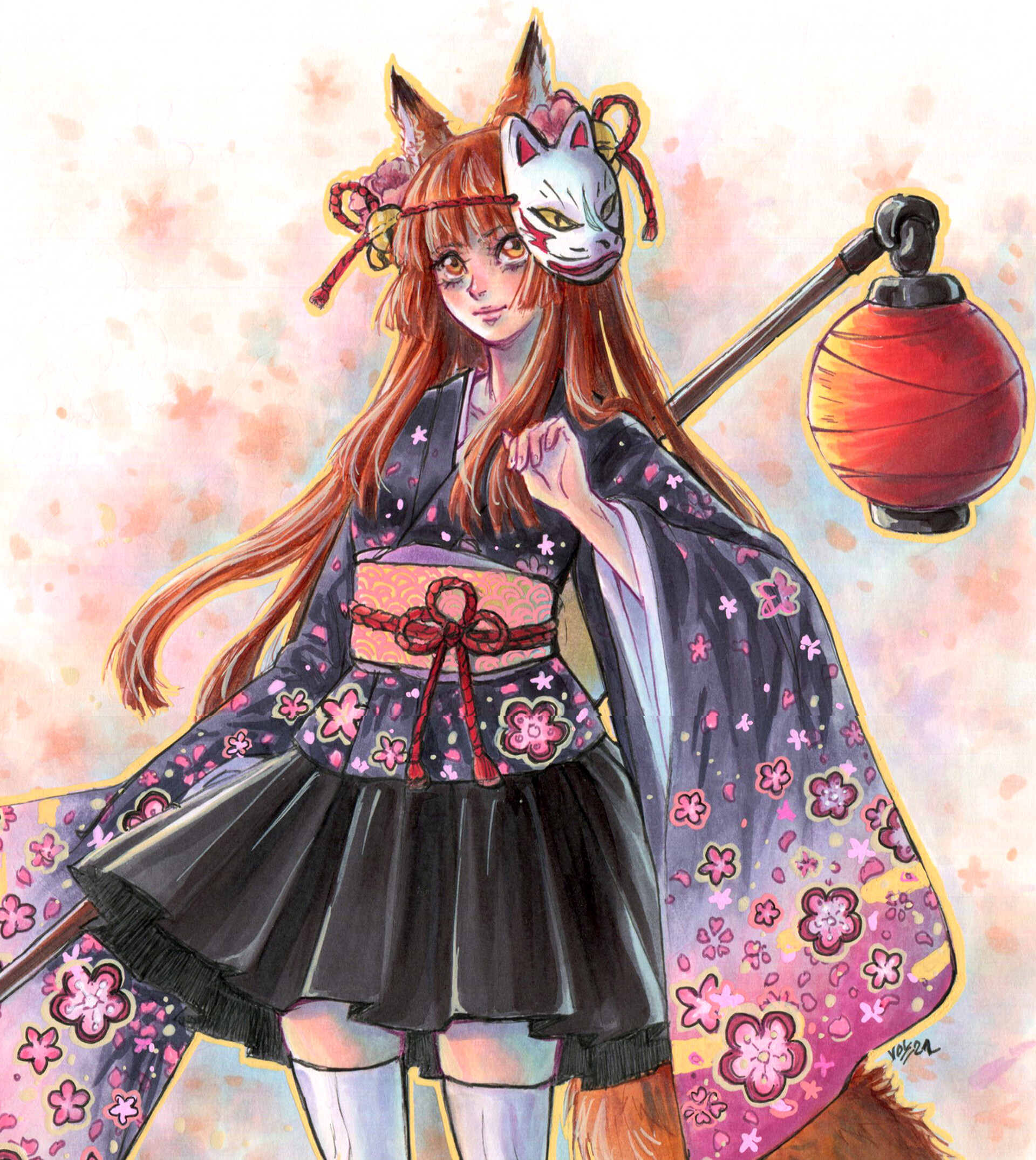 ArtStation - Kitsune Girl