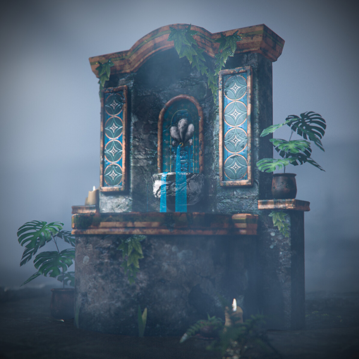 ArtStation - Decrepit Fountain