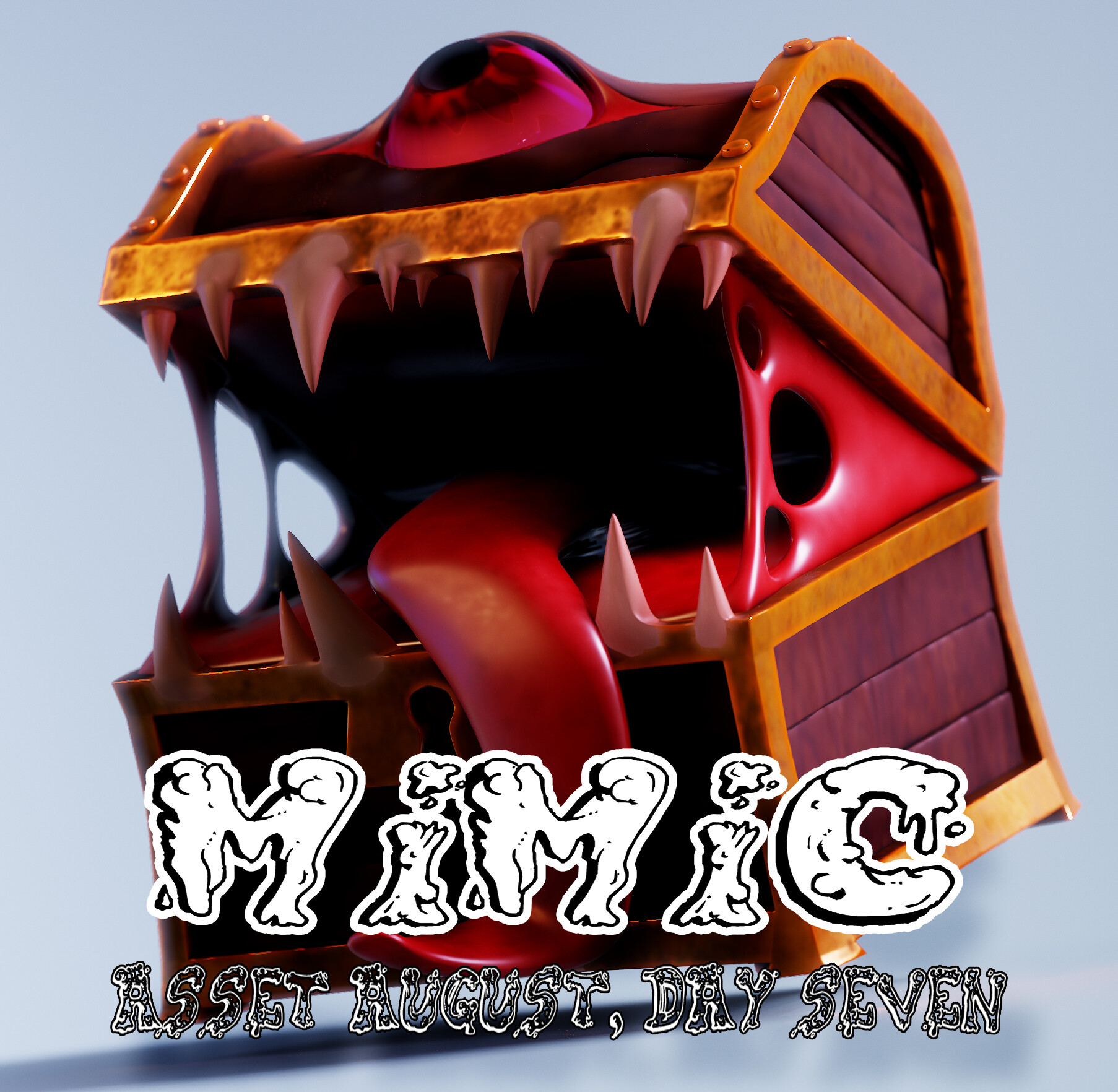 ArtStation - Mimic - Asset August, Day 7