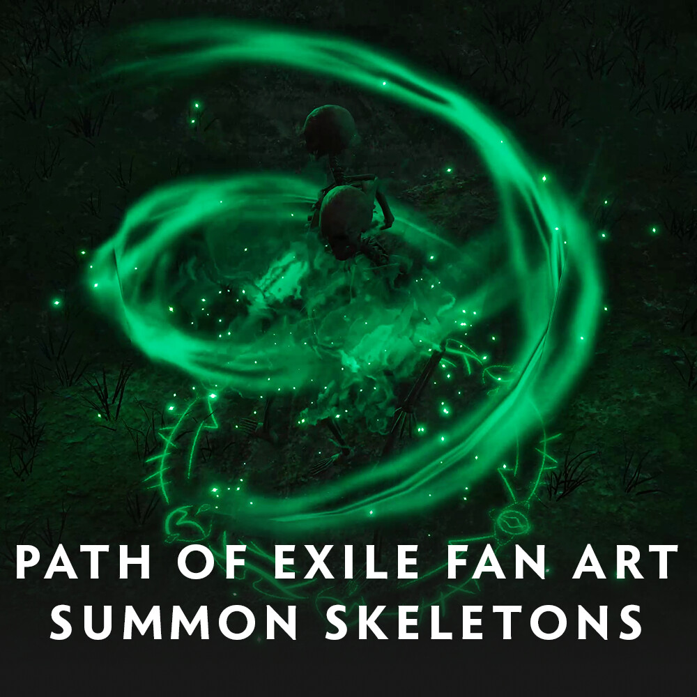 ArtStation - Summon Skeleton Path Of Exile Remake + Breakdown