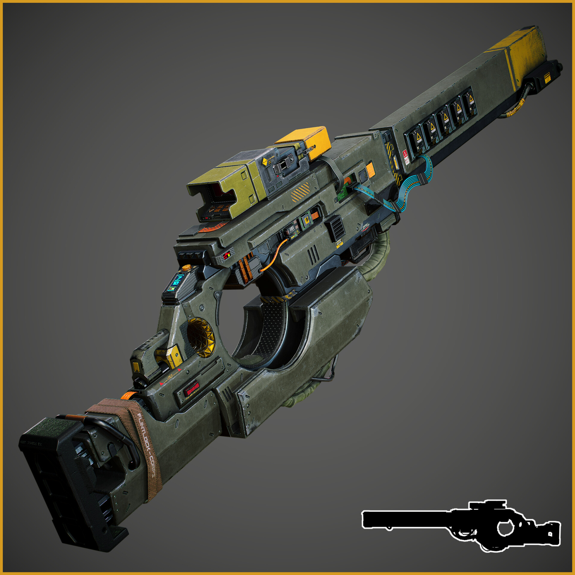 ArtStation - Ghost Rifle Sniper Variant