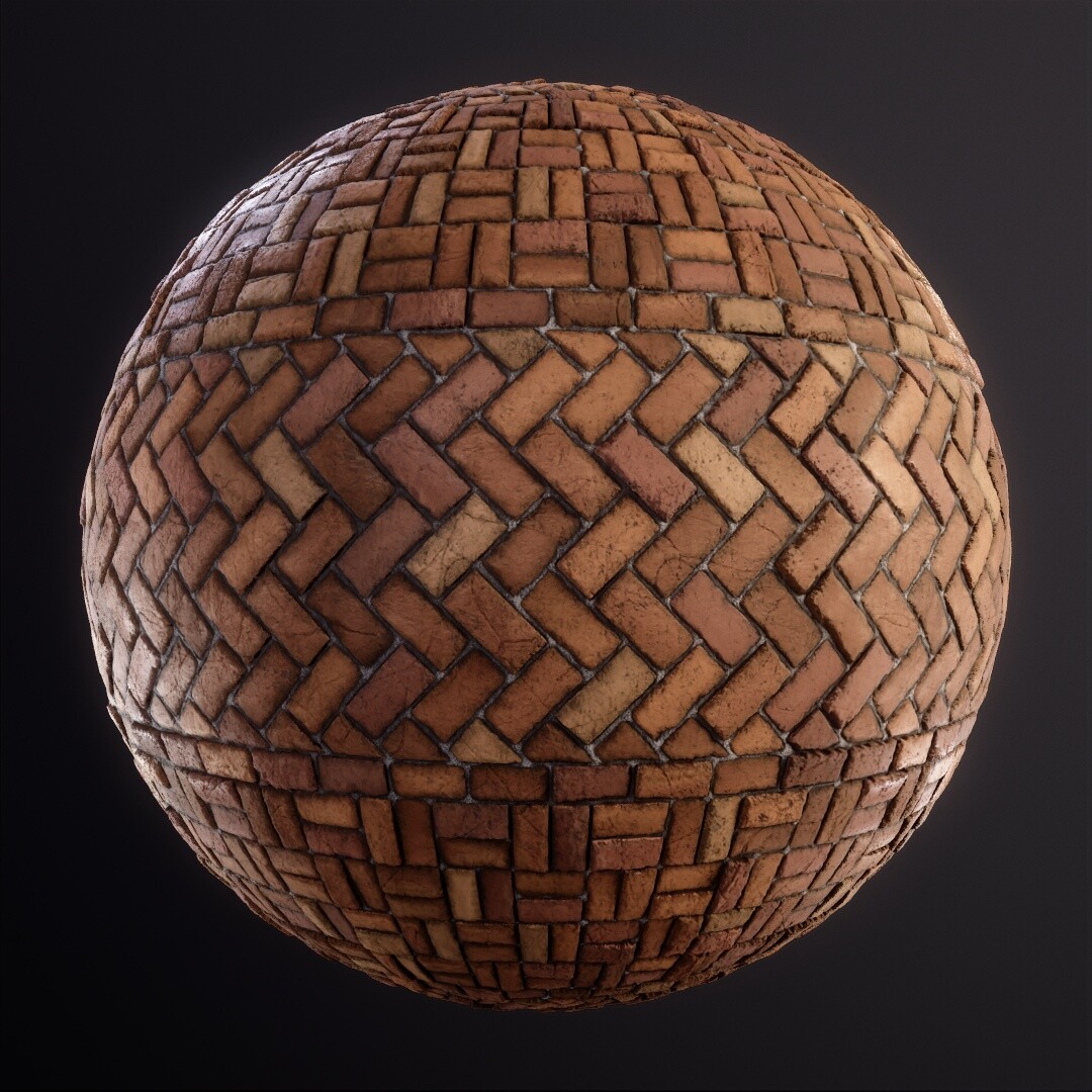 ArtStation - Brick Floor Tiles