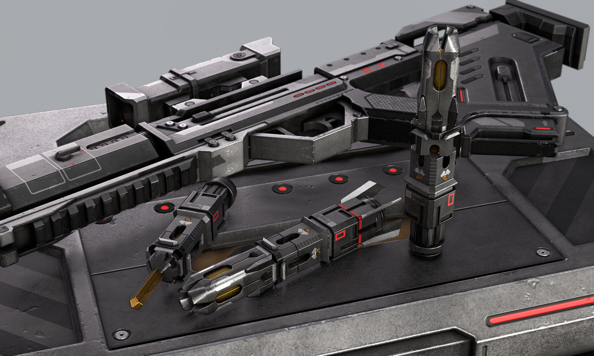 ArtStation - Hitman Gun