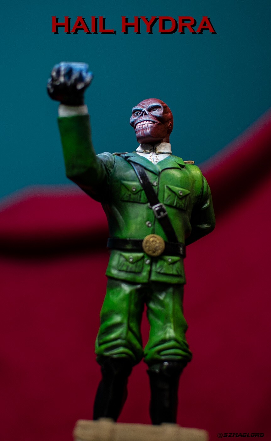 ArtStation - Marvel's Red SKull Clay Sculpture