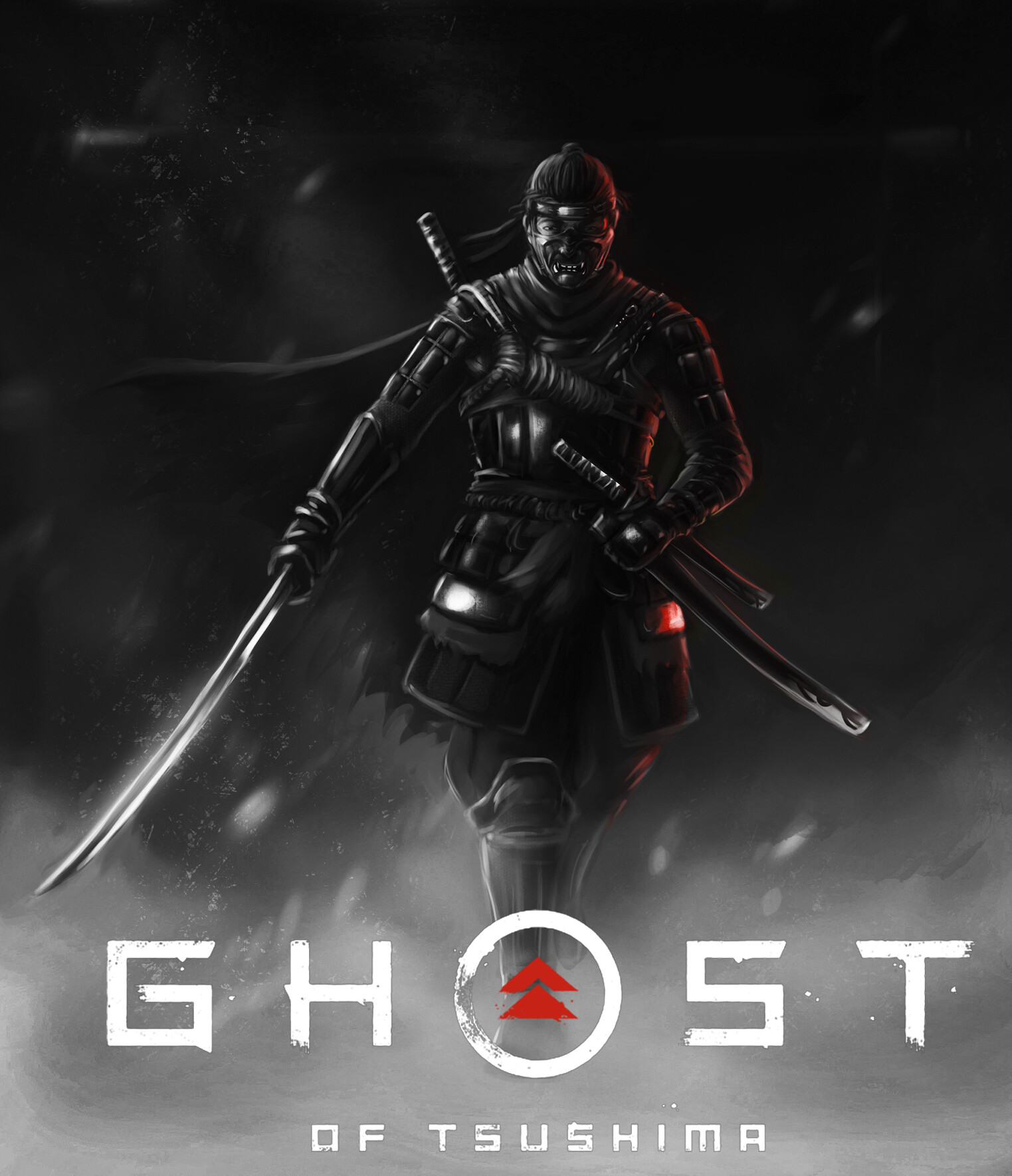 ArtStation - ghost of tsushima fanart