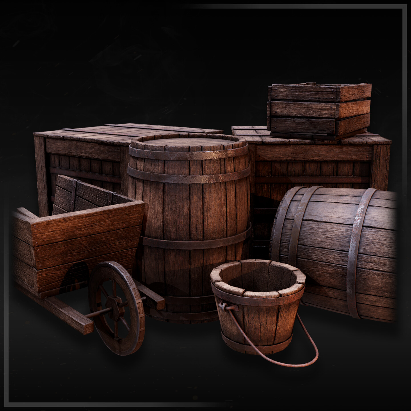 Mark Hayes - Old Wooden Prop Collection