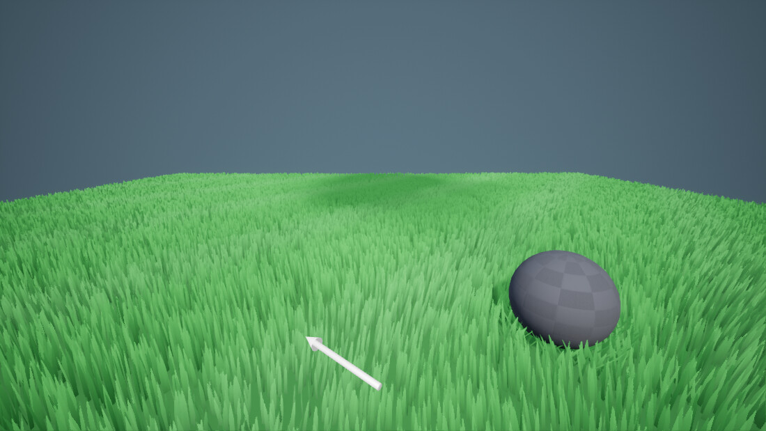 ArtStation - Interactive Grass - Unreal