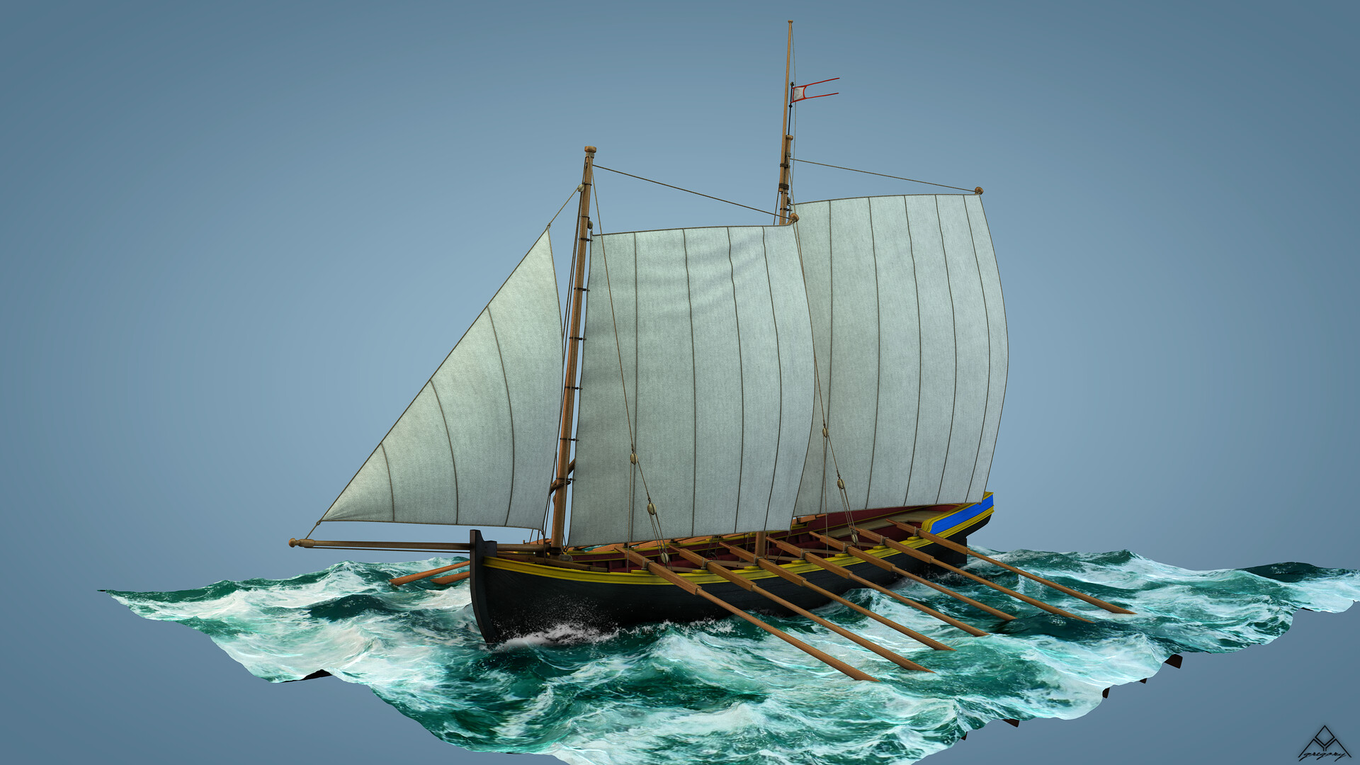 GREG DIGITAL 3D - Grégory FRANCHETTI - 18th century launch