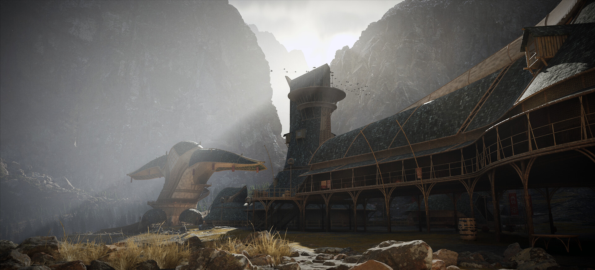 ArtStation - KITBASH3D GAEA // UE5 // LUMEN AND NANITE