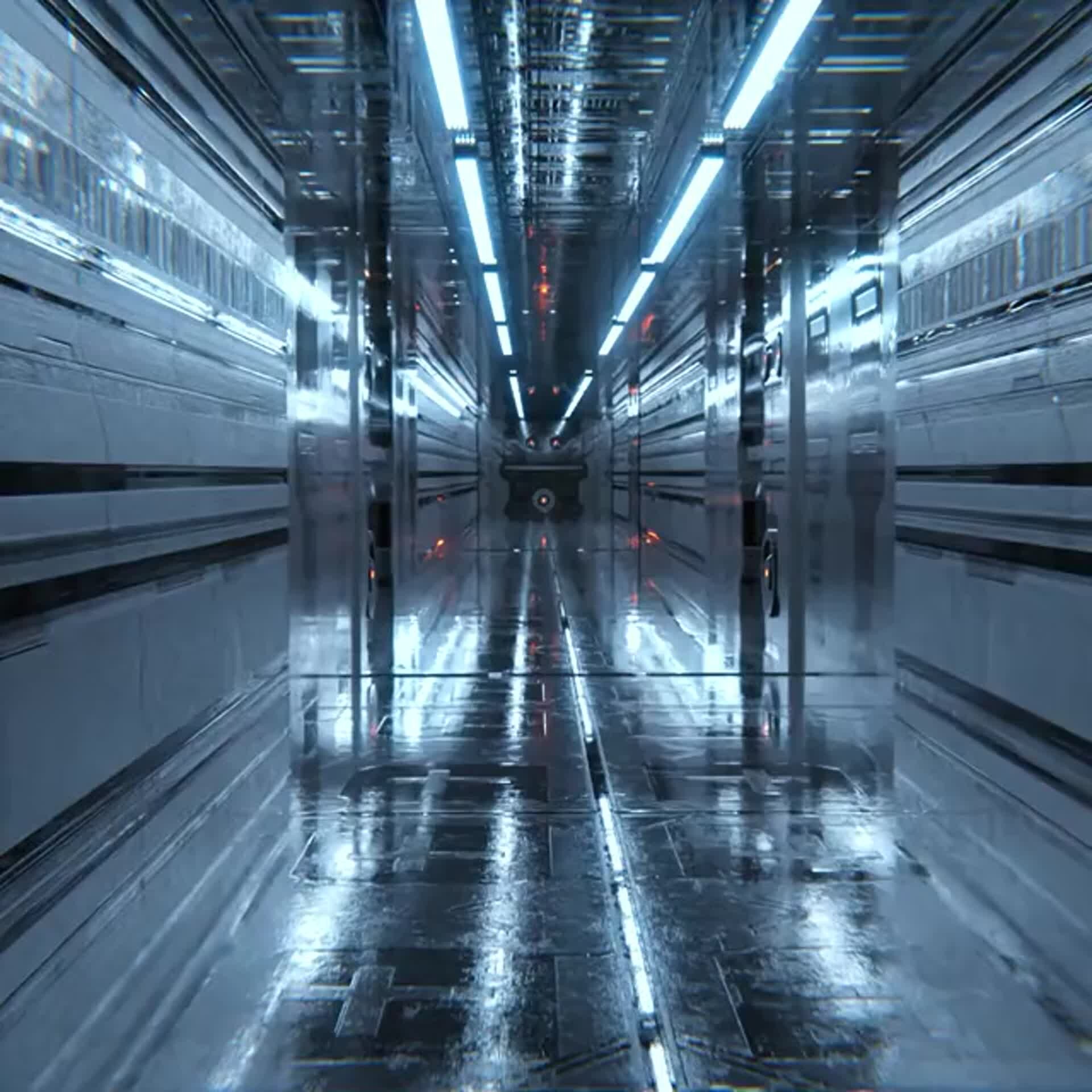 ArtStation - Top Secret Underground Google Robotics Lab - environment ...