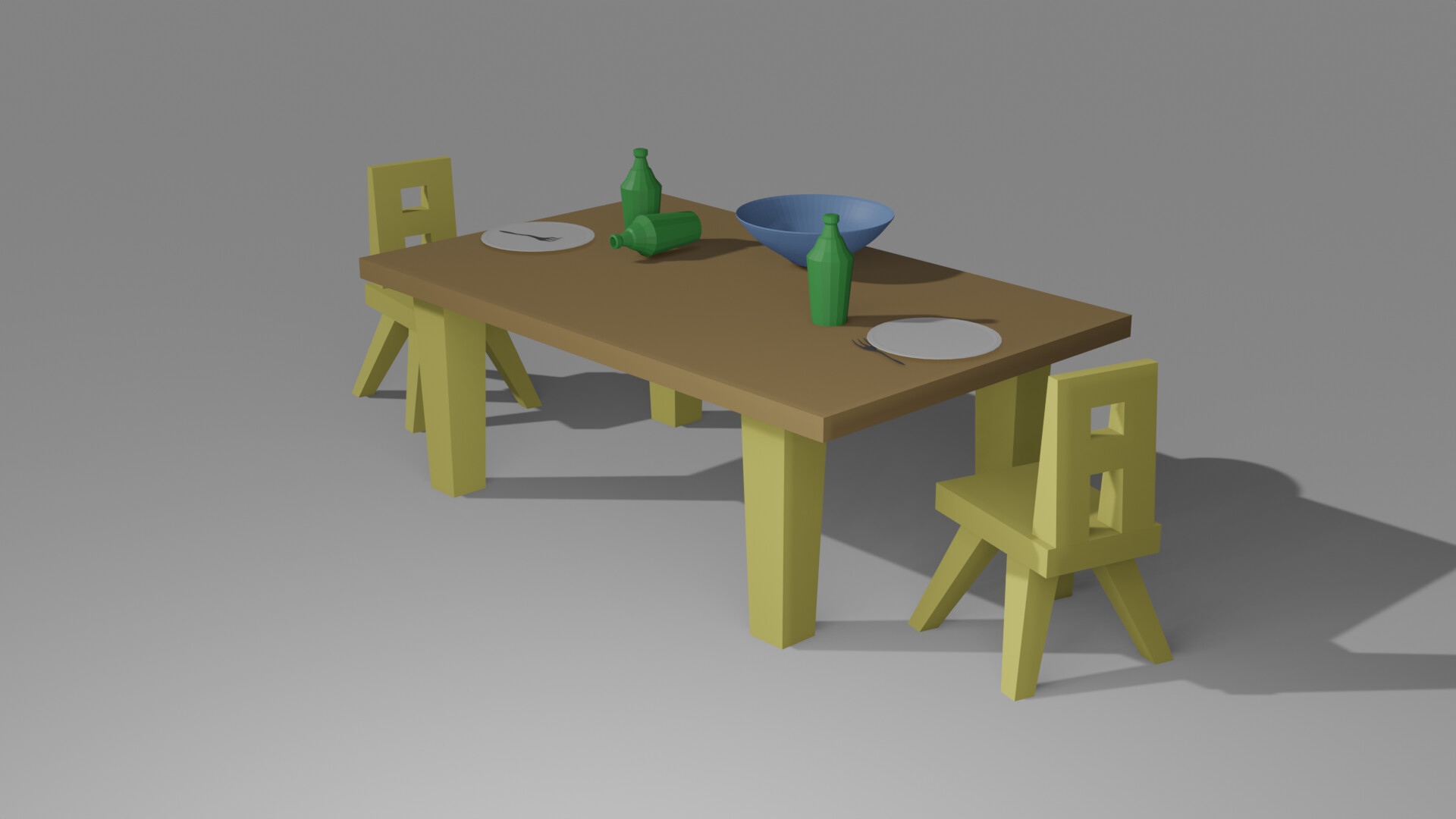 ArtStation - Day 4 - Simple table and props