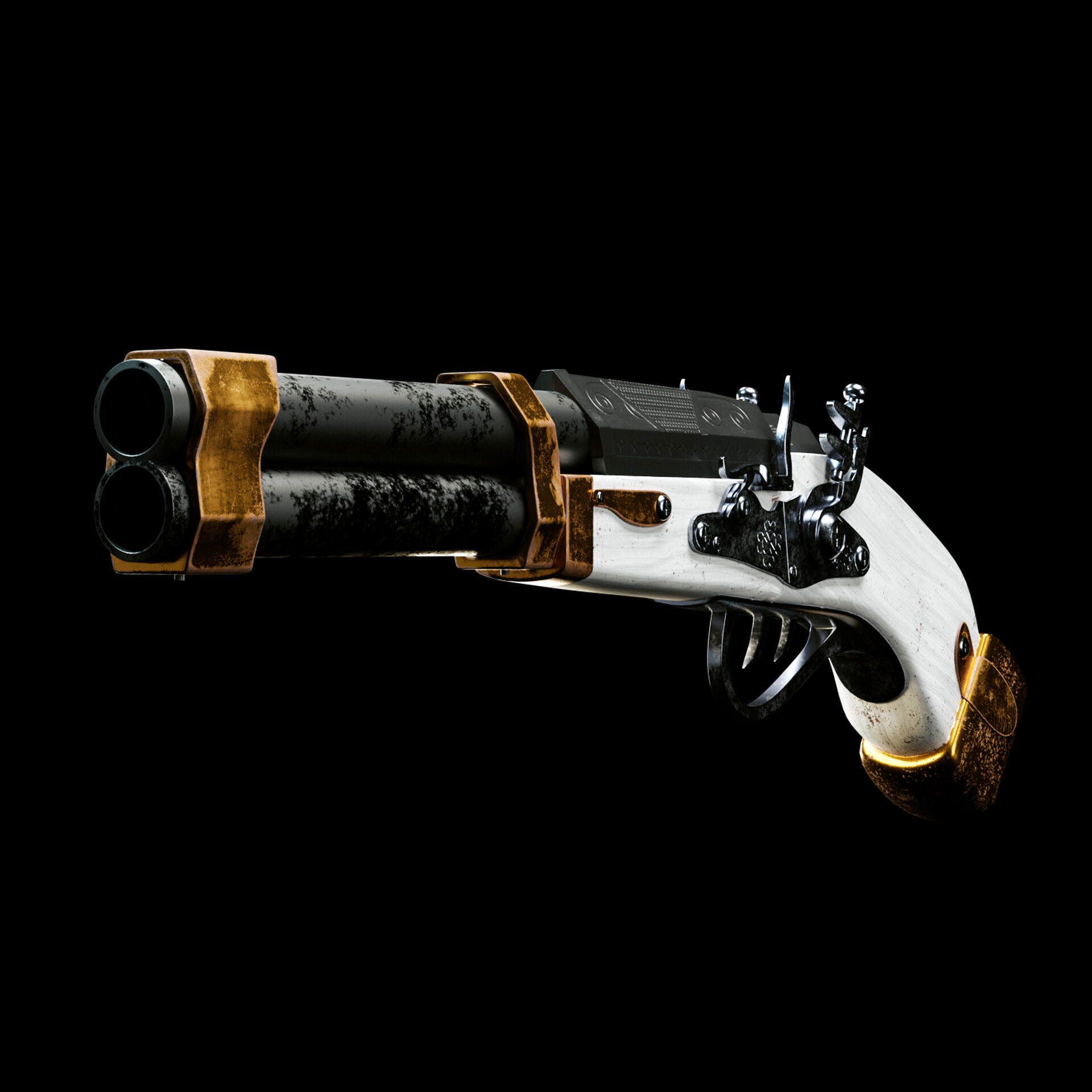 ArtStation - Classy Flintlock Pistol