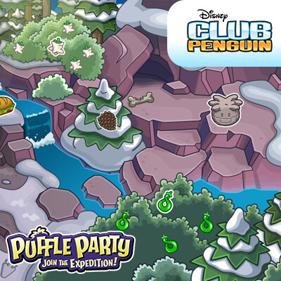 ArtStation - Club Penguin: Puffle Party 2015