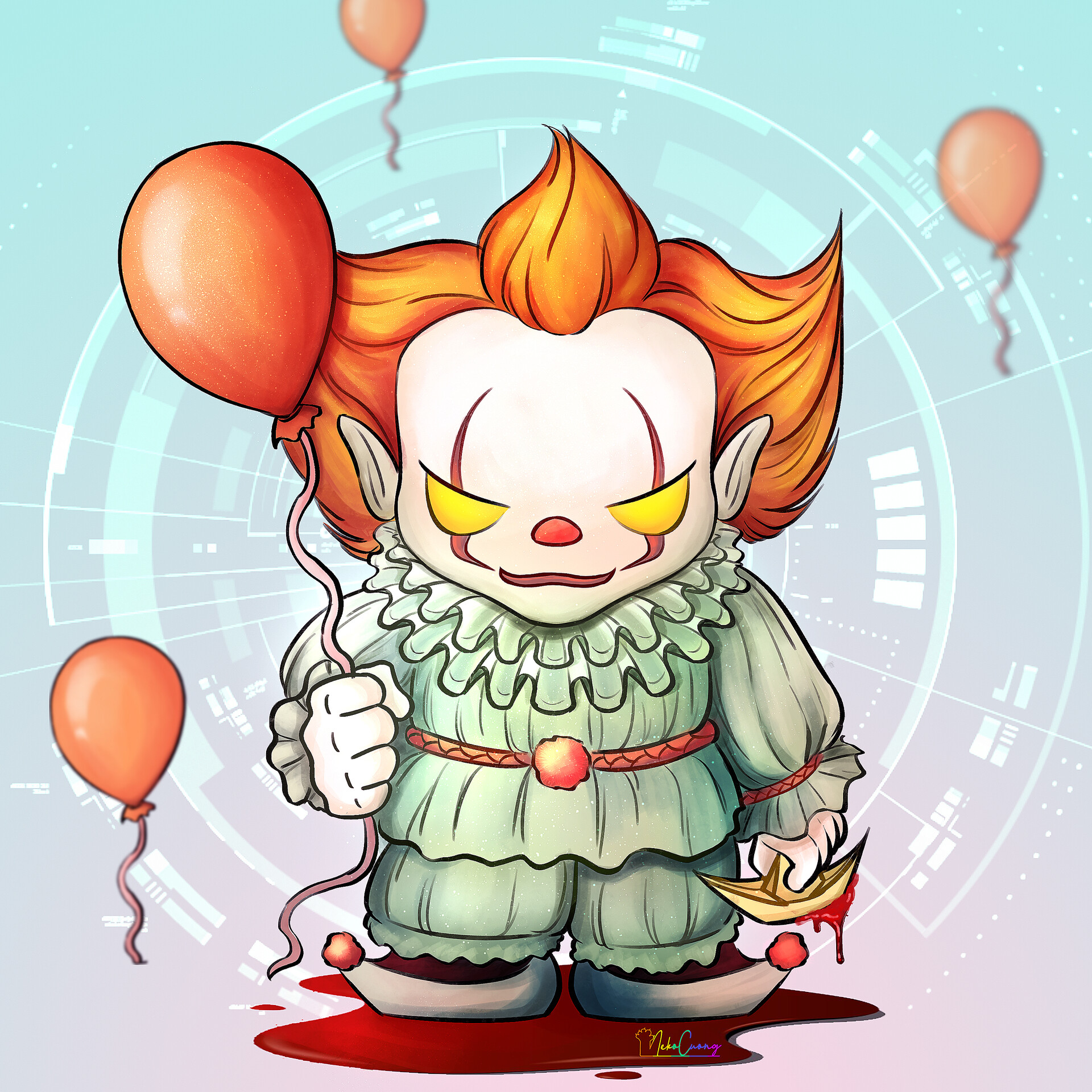 ArtStation - IT- Halloween character