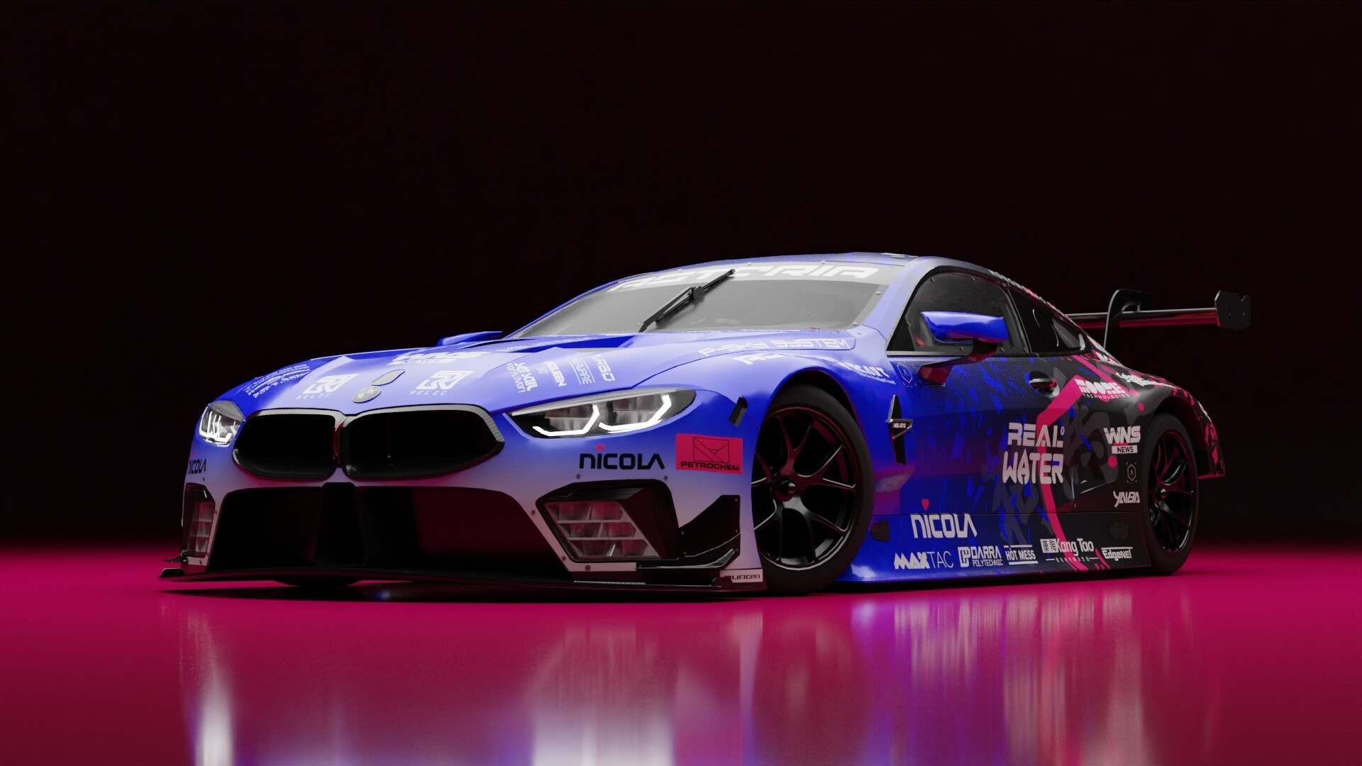 ArtStation - BMW M8 GTE REALWATER Cyberpunk 2077 livery
