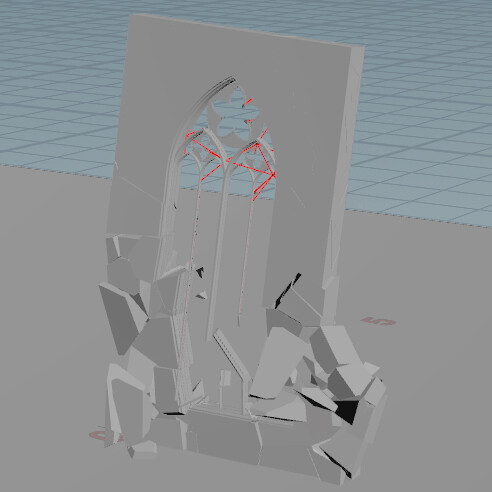 ArtStation - Procedural Destructible Tracery Window