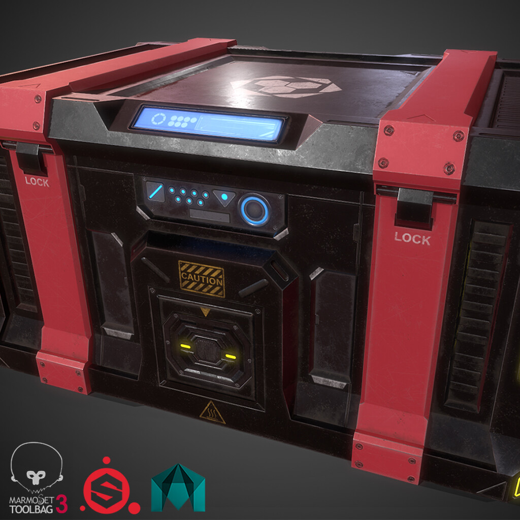 ArtStation - Sci-Fi Storage Crate