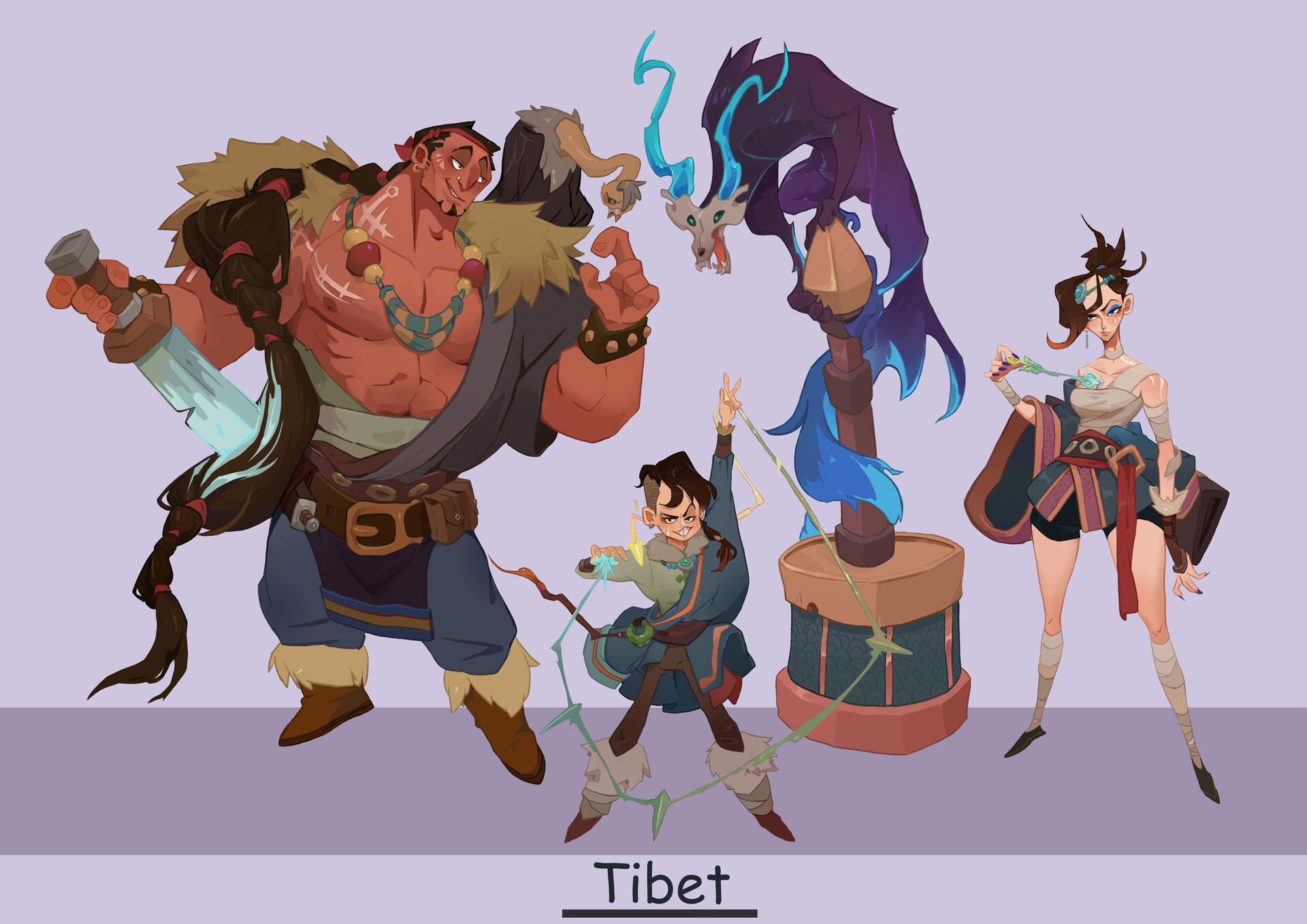ArtStation - Tibet Men