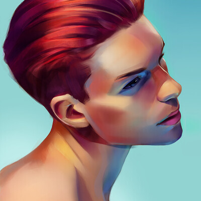 ArtStation - male color study