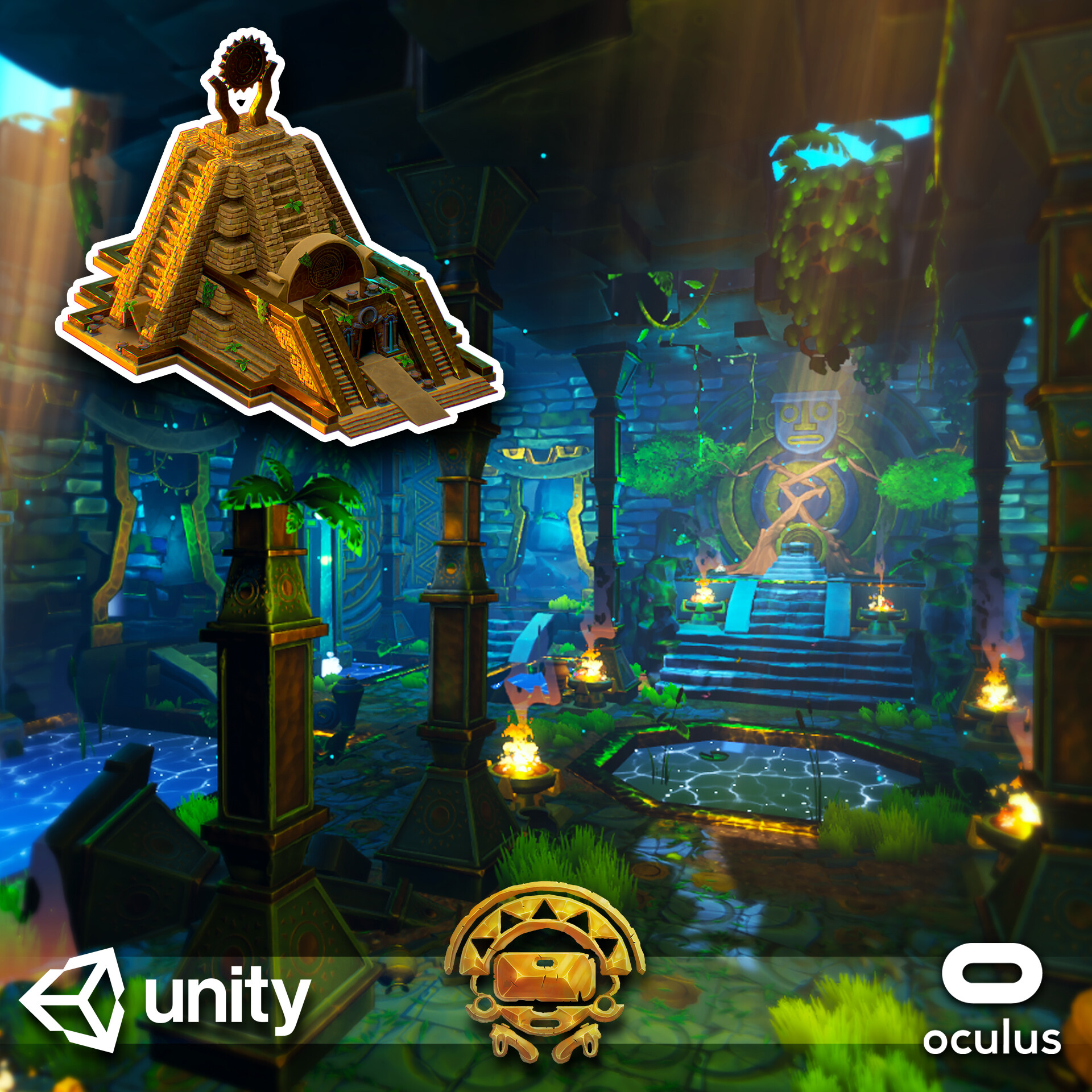 ArtStation - Stylized Inca Temple - VR Game - The Lost Wak'a