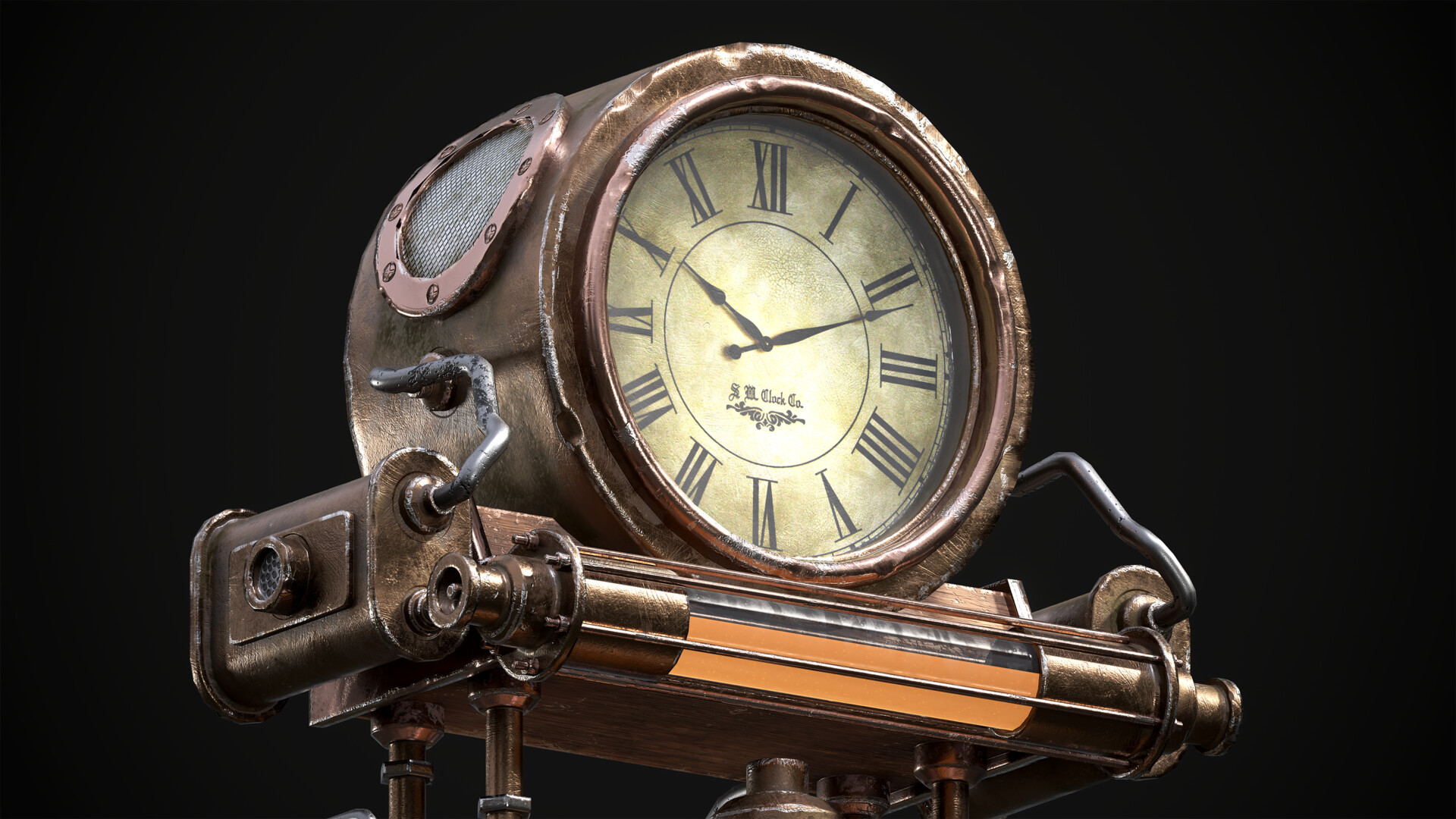 ArtStation - Steampunk chronometer
