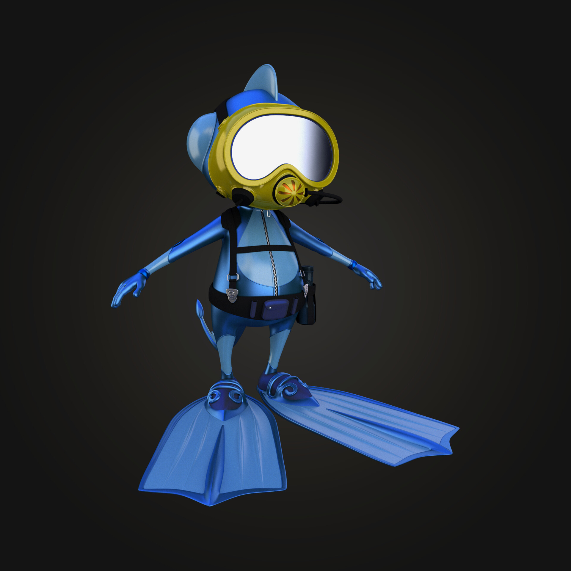 ArtStation - Diving costume