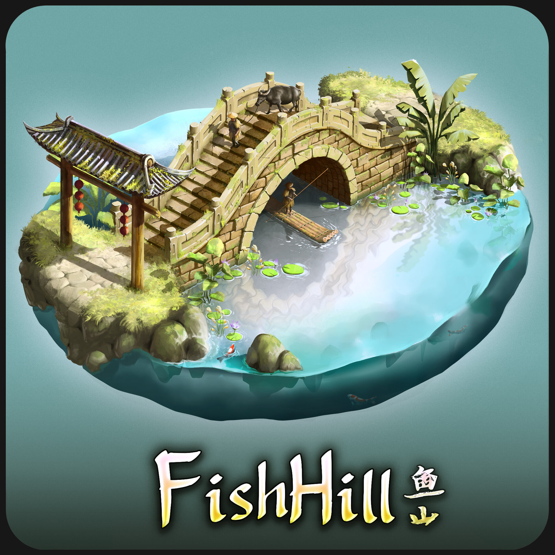 ArtStation - Bridge and river props