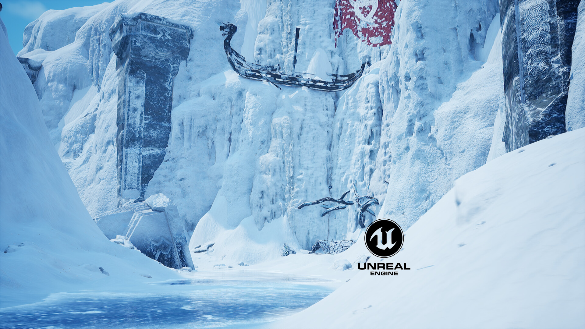 ArtStation - Nordic Ice Canyon - Unreal Engine 4