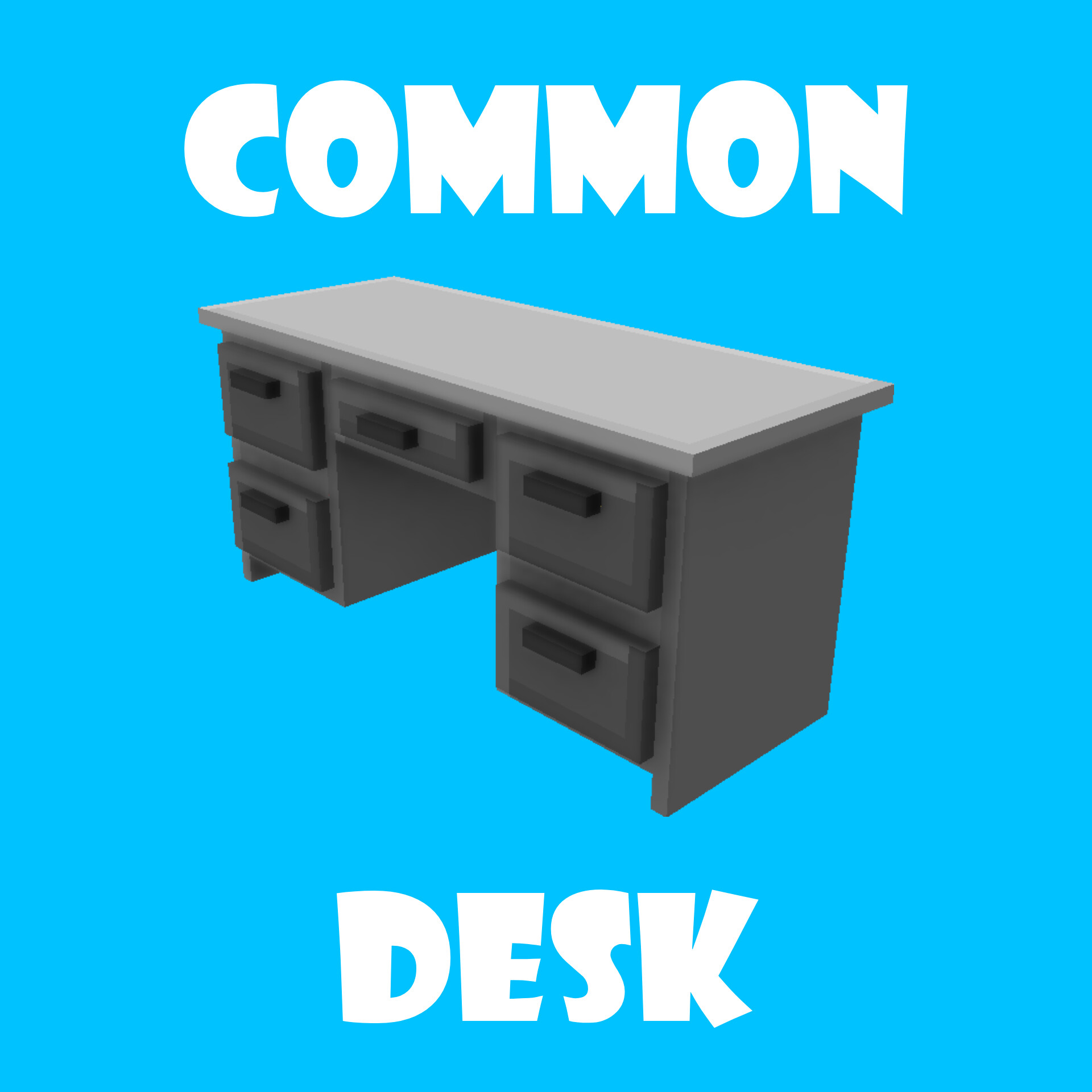 ArtStation - Minecraft Desk