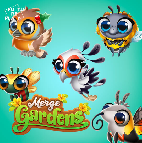 ArtStation - Merge Gardens Wildlife animals