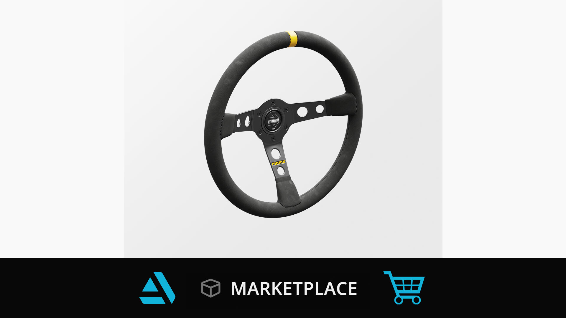 ArtStation - MOMO Mod. 07 Steering Wheel 3D Model