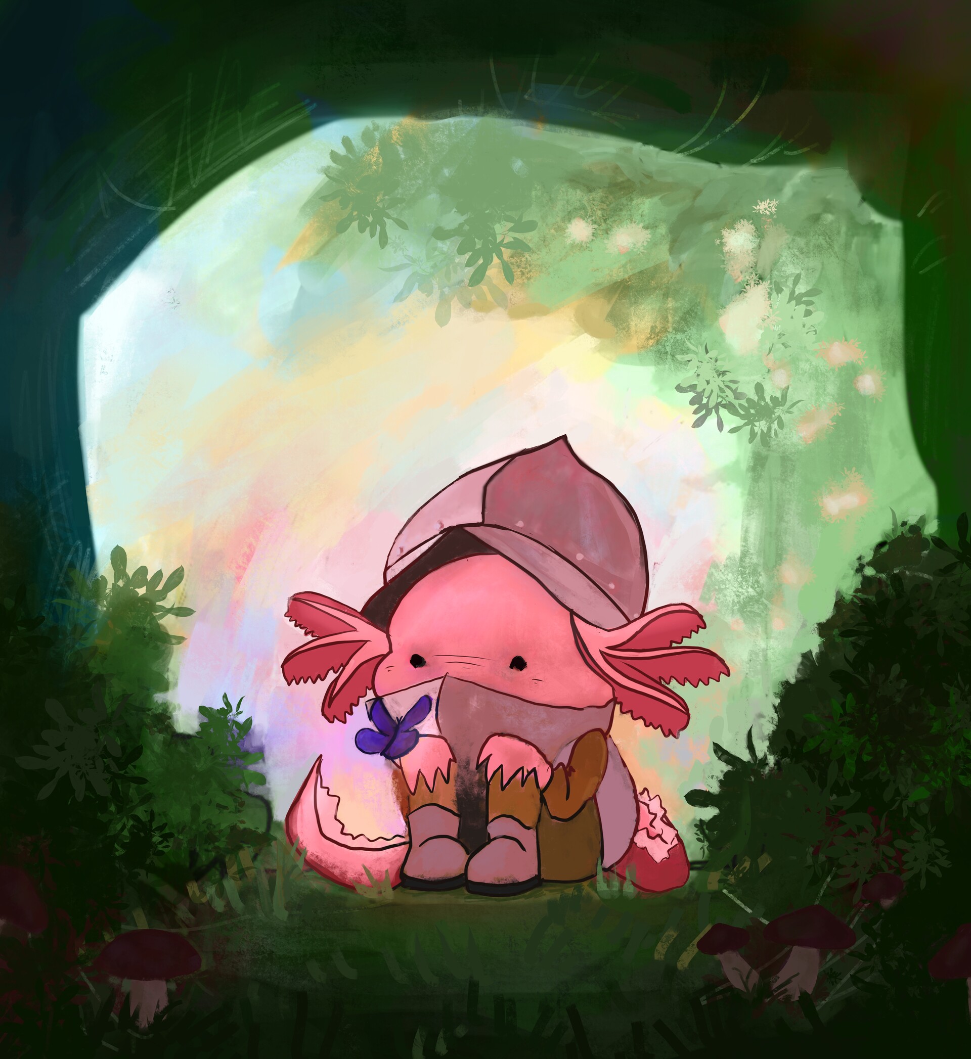 ArtStation - Axolotl Knight