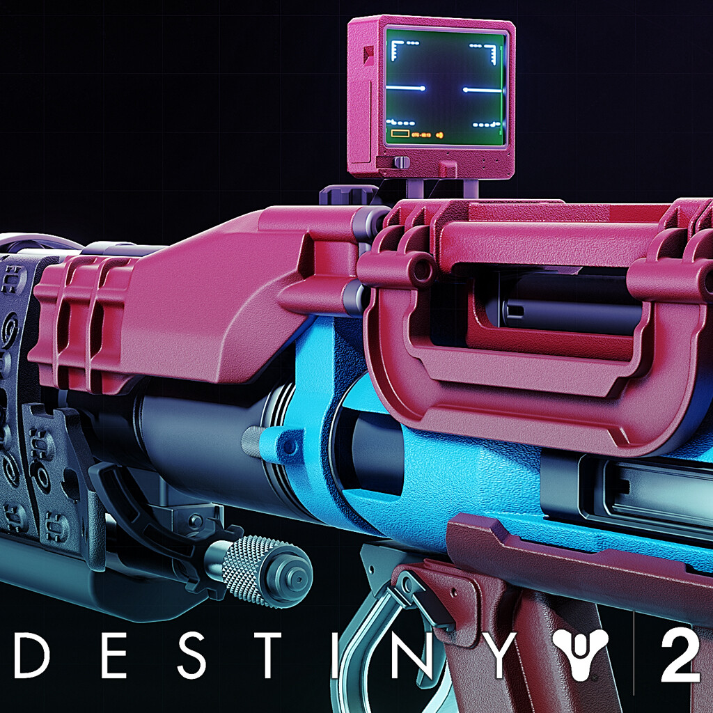 ArtStation - Destiny 2 - Hailing Confusion Pulse Rifle