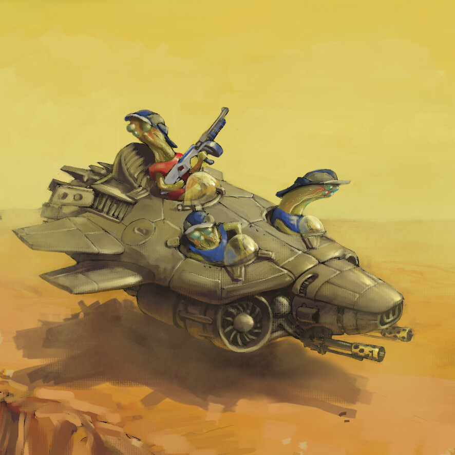ArtStation - Alien patrol