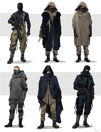ArtStation - Character design - urban sci fi
