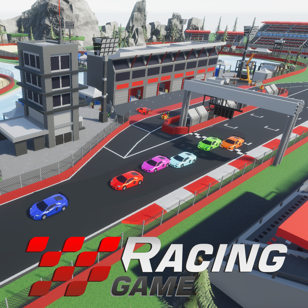ArtStation - Racing Game - Unity Low Poly Game