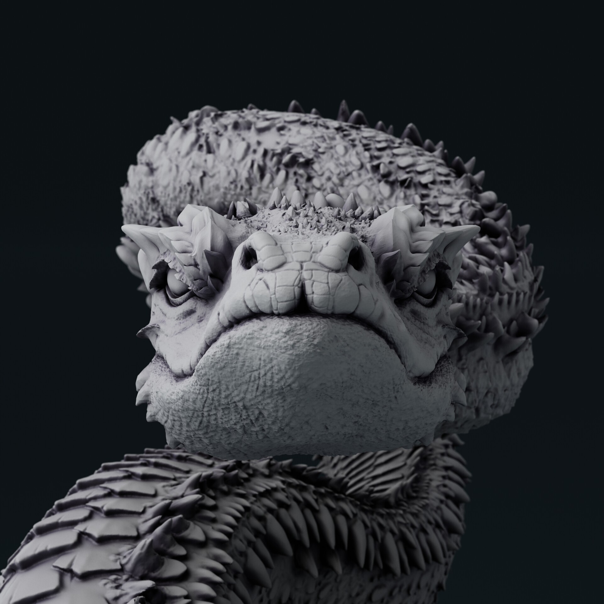 ArtStation - D&D Miniature, Dwarf and his cute mount