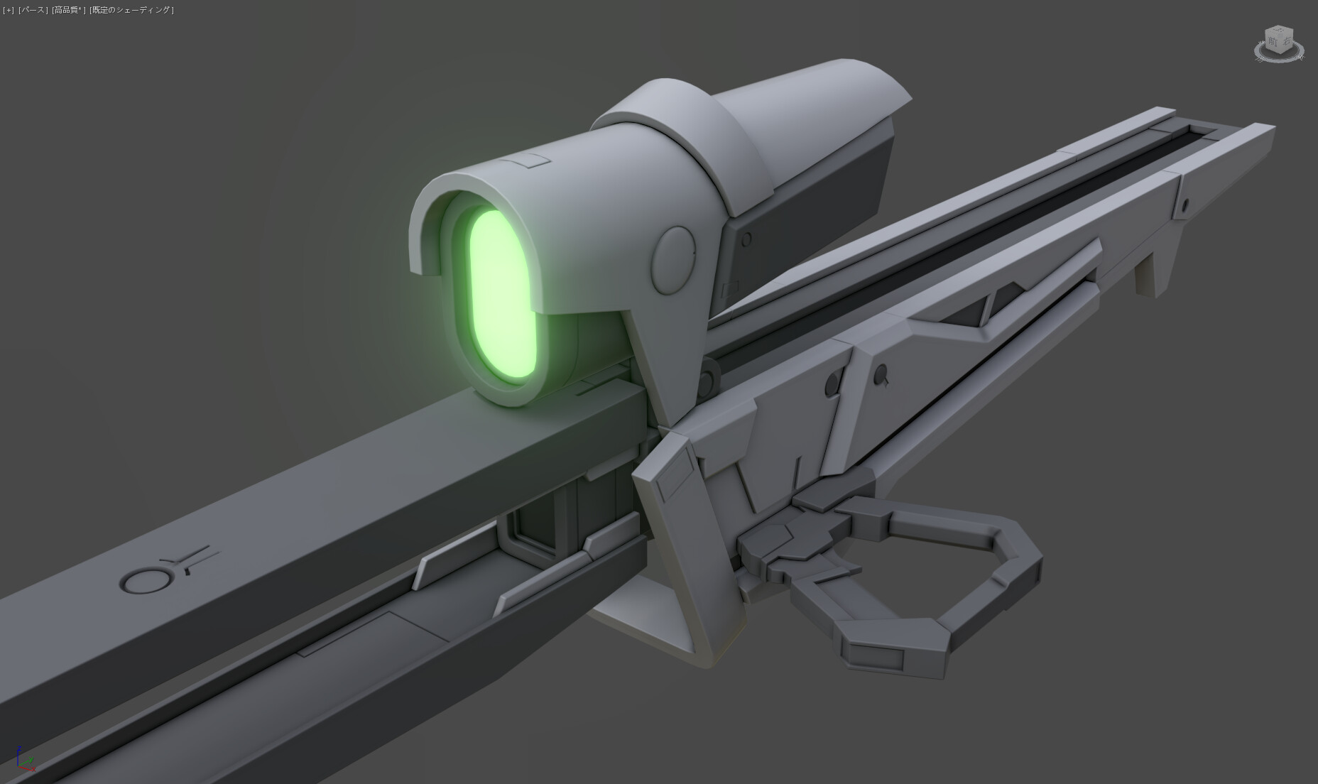 ArtStation - Victory Gundam Wepones / Beam Smart Gun / Beam Rifle