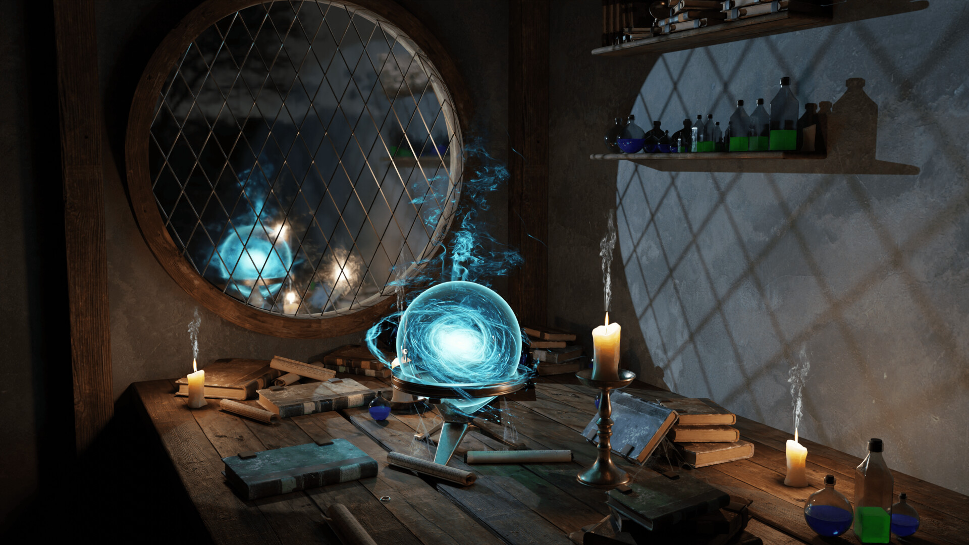 ArtStation - Magician's Desk