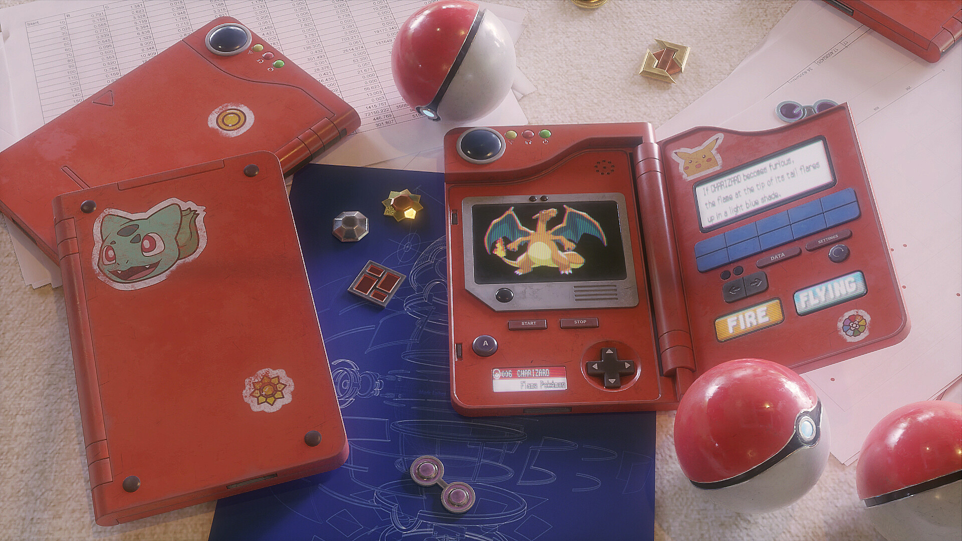 ArtStation - Some Pokemon Props